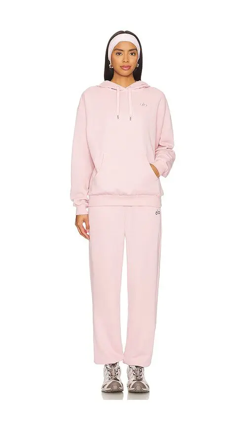 Alo Yoga Accolade Hoodie - Ballet Pink | Editorialist